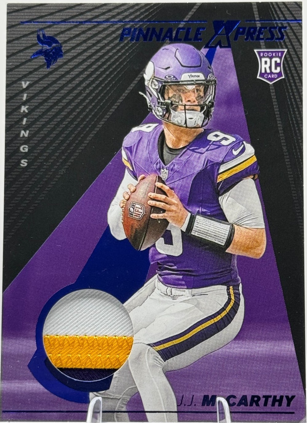 2024 Panini Encore - Pinnacle Express Materials J.J. McCarthy #PEM-JMY ...