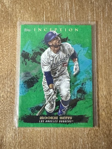 2021 TOPPS INCEPTION MOOKIE BETTS GREEN #31 DODGERS WORLD SERIES | eBay