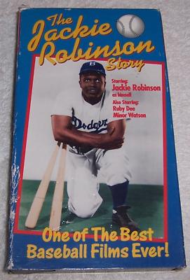 The Jackie Robinson Story VHS Video Rudy Dee Minor Watson baseball ...
