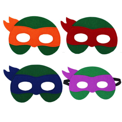 Teenage Mutant Ninja Turtles Eye Masks Set of 4 ADULT& CHILDREN PARTY ...