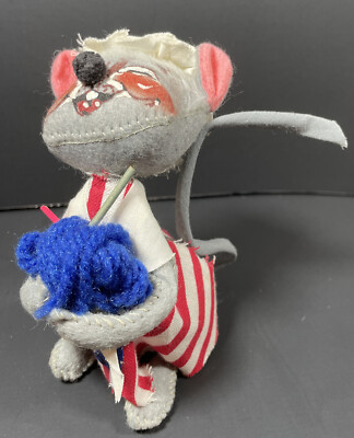 Annalee 1971 7" Vintage Colonial Patriot Mouse with Yarn | eBay
