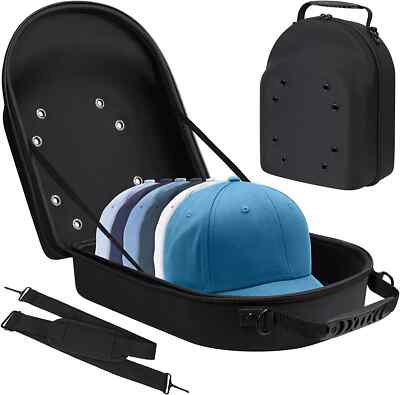 Travel Hat Carrier Case Caps Storage Hard Shell Hat Protective Case ...