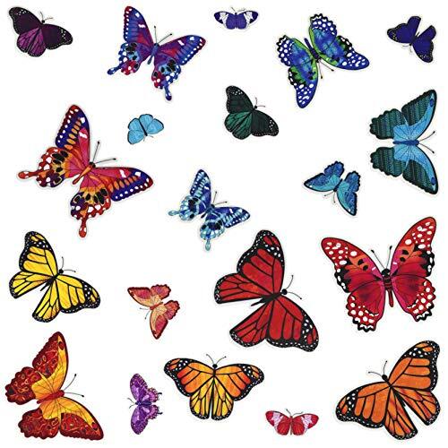 Static Cling Window Decorations, Butterfly, 100-Count | eBay