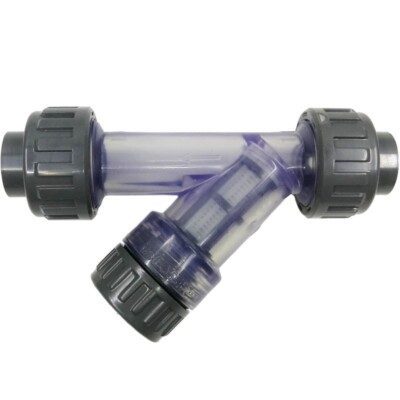 Pipe ID 20MM PVC Plastic Inline Y Strainer Filter 20 Mesh For Water ...