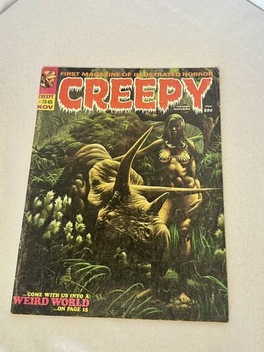 CREEPY Magazine #36 Warren 1970 1st Richard Corben art at Warren | eBay