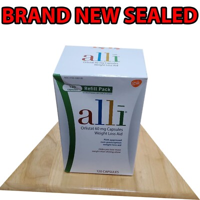 alli Weight Loss Aid Diet Pills 60mg Capsules Refill Pack 120 Count ...