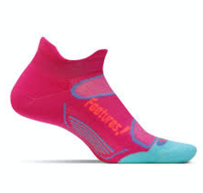 Feetures L3110 Women's Pink Elite Light Cushion No Show Socks Set of 2 ...