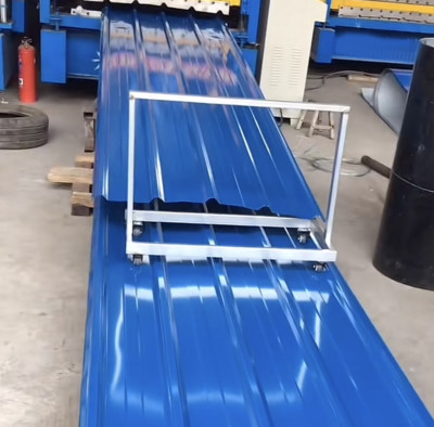 Metal Roofing Panel Material Receiving Trolley | eBay