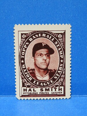 1961 Topps Baseball Stamp Insert, HAL SMITH, Pittsburgh Pirates | eBay