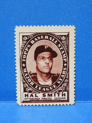 1961 Topps Baseball Stamp Insert, HAL SMITH, Pittsburgh Pirates | eBay