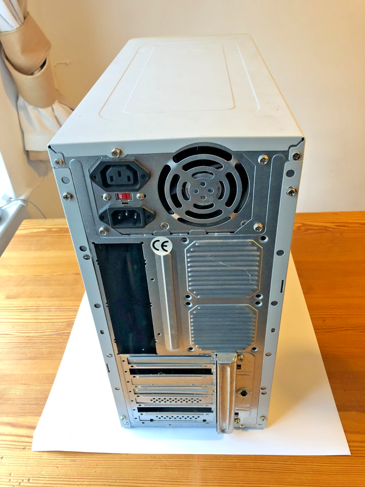 Beige ATX Computer Case + 400W PSU , FDD drive | eBay UK