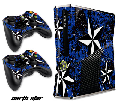Skin Decal for Xbox 360 Slim Gaming Console & Controller Xbox360 Slim ...