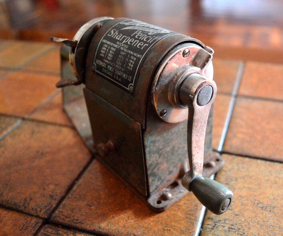 Antique Dandy automatic pencil sharpener patented 1919 made in Chicago ...