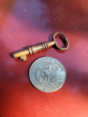 Neat Old Brass KEY☆ Antique Metal Key! | eBay
