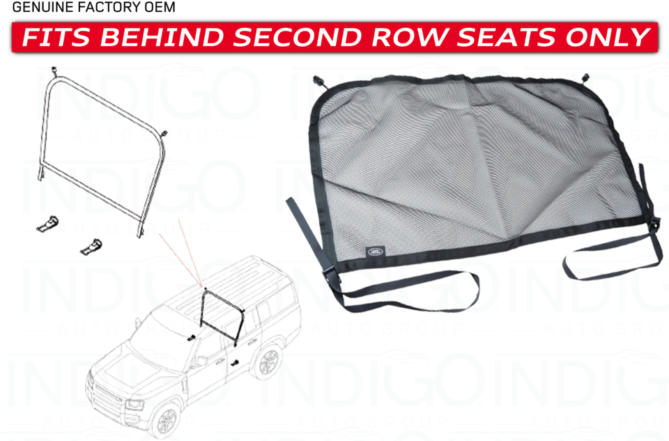 OEM Land Rover Loadspace partition net for Defender boot dog divider ...