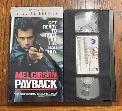 Payback VHS Movie. 1999 (Mel Gibson) 97361557830| eBay