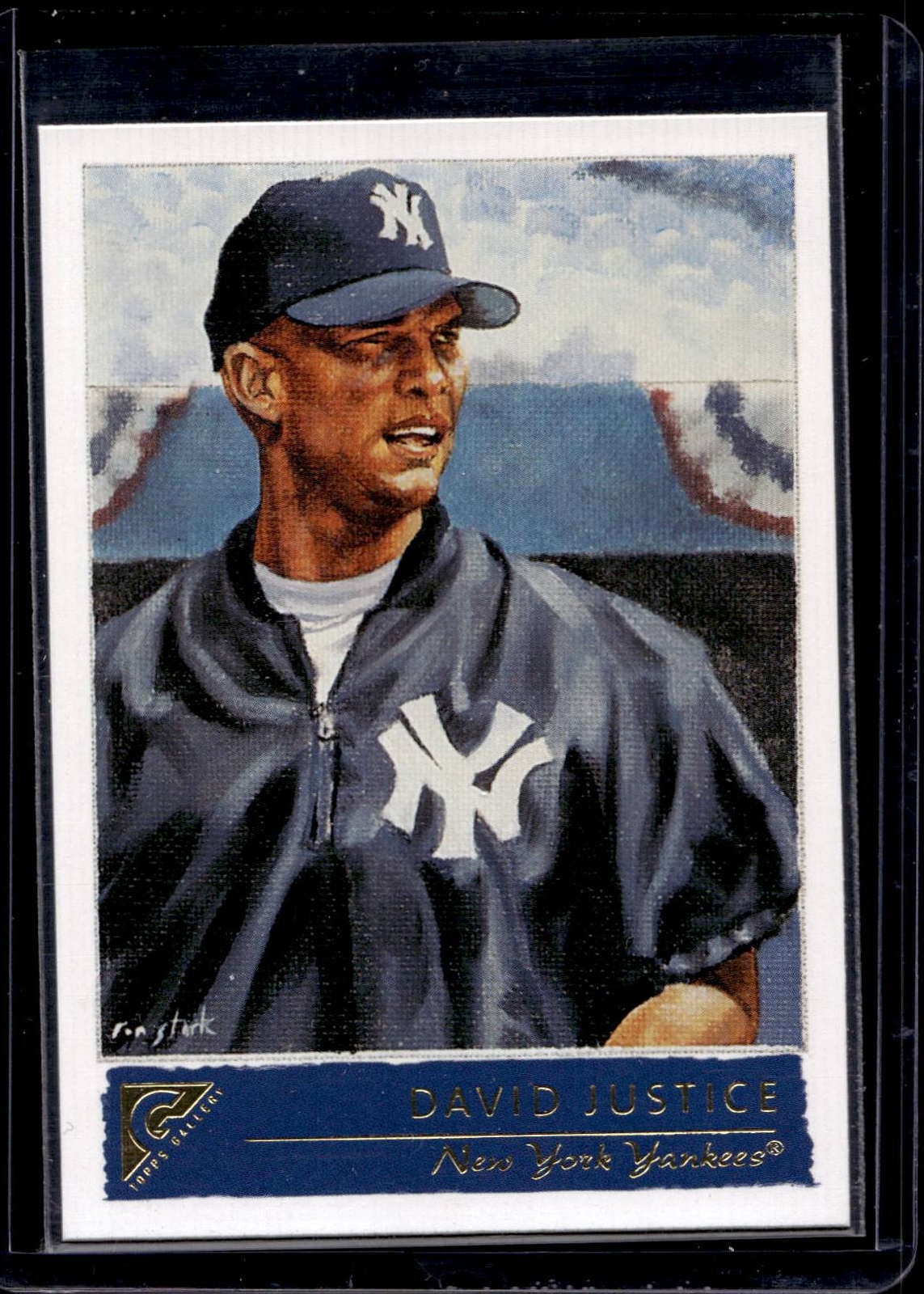 2001 Topps Gallery David Justice #51 - New York Yankees | eBay