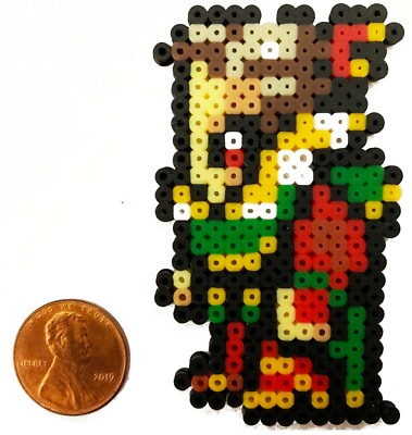 Kefka Final Fantasy 6 VI Mini Bead Sprite Perler Artkal Pixel Art Icon ...