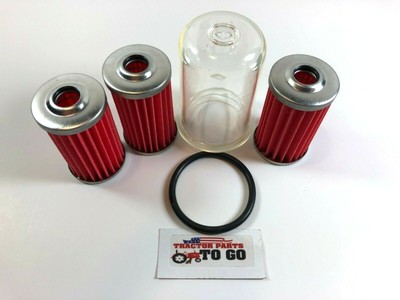 NEW FUEL FILTER KIT 5 PIECE FOR FORD/NEW HOLLAND, 3 FILTERS,BOWL, O ...
