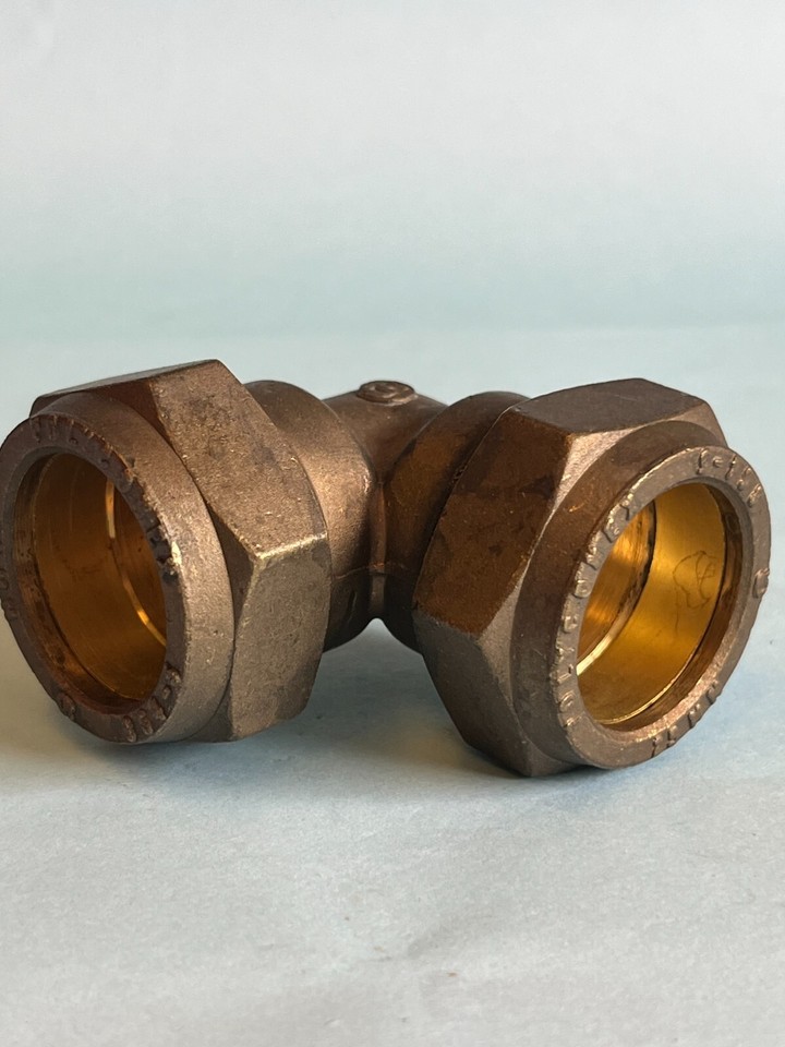 CONEX COMPRESSION BRASS FITTING 25mm PLASTIC - BEND | eBay UK