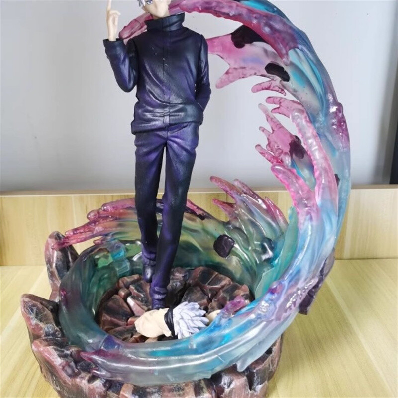 Anime Jujutsu Kaisen Satoru Gojo PVC Figure Statue Double-Head ...