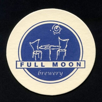 1 Full Moon Brewery New Beer Coaster Manteo, NC | eBay