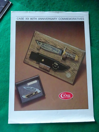 VINTAGE CASE XX KNIVES 80th anniversary knife advertisement | eBay