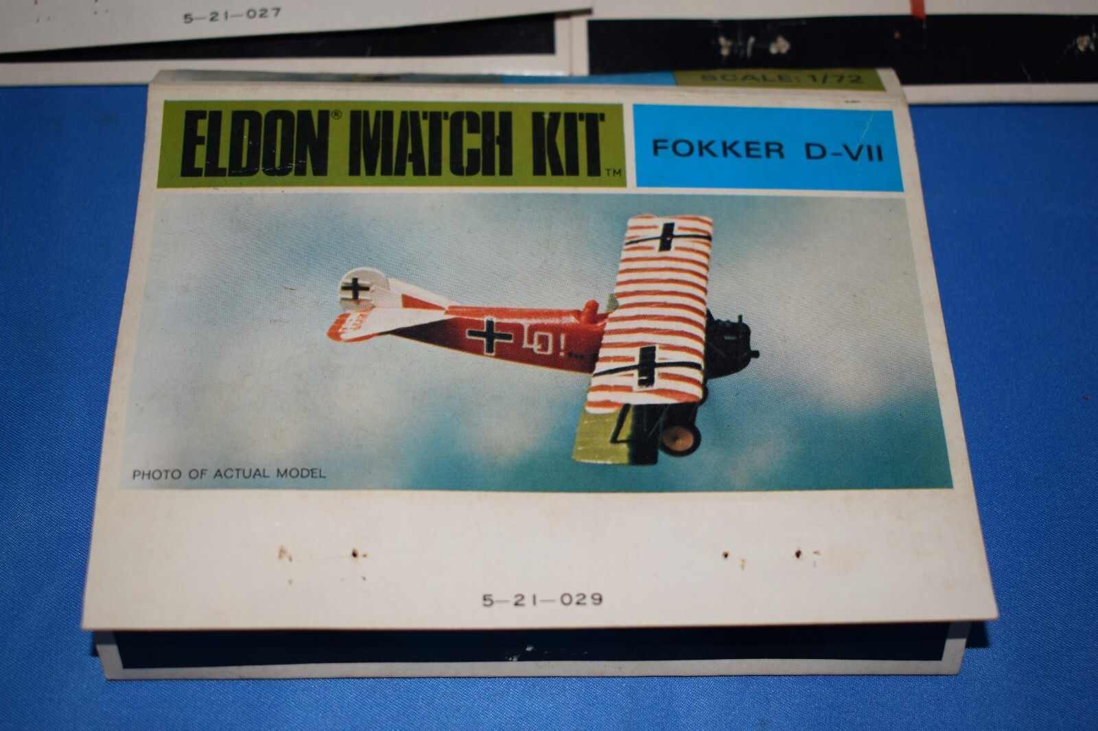 Lot Of 3 Eldon Match Kit Fokker D-VII Albatross D-111 Spad XIII Model ...