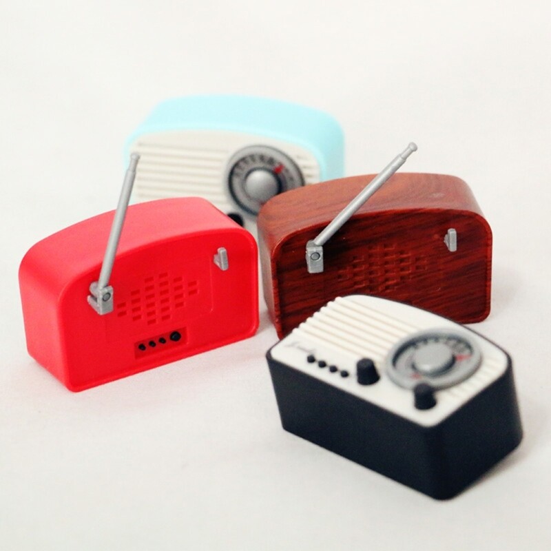 1:12 Miniature Dollhouse Radio Model Simulation Home Appliance ...