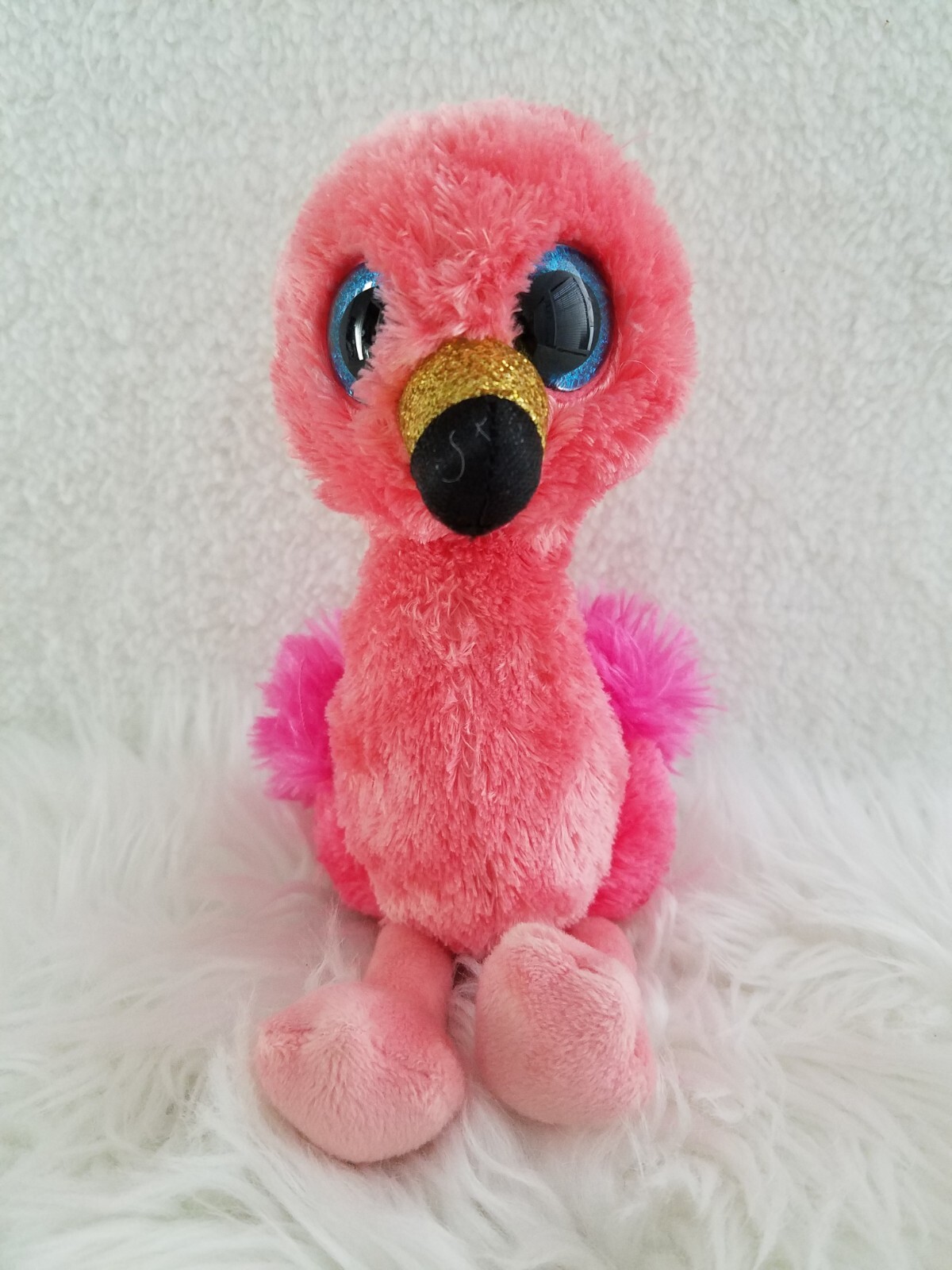 Gilda The Flamingo TY Beanie Boos Babies Plush Toy Stuffed Animal 9" | eBay