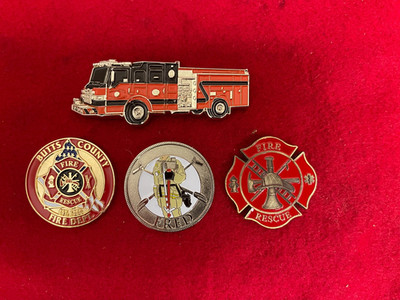 LOT- 4 Fire and Rescue Challenge Coins | eBay