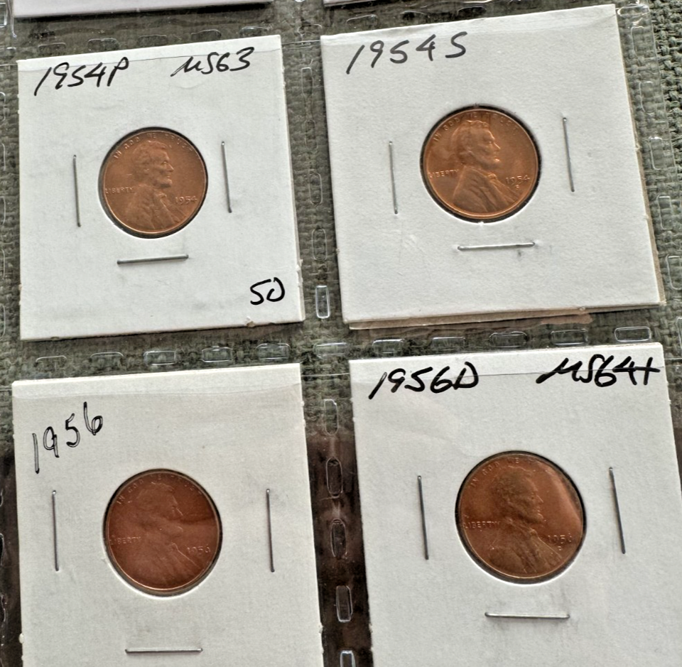 20 Lincoln Wheat Cents BU or Better * Estate Purchase * Great Upgrade ...