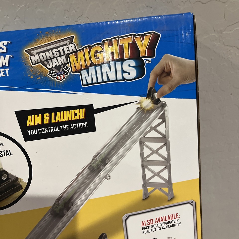 Hot Wheels Monster Jam Mighty Mini's Showdown Stadium. New Great Gift ...