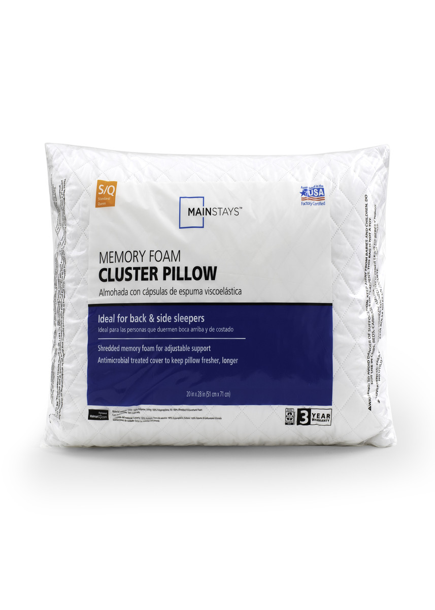 Cannon Advanced Memory Foam Cluster Pillow
