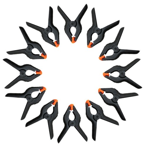 Reliable Plastic Spring Clips 12pcs Set for Clamping and Gripping Mixed ...