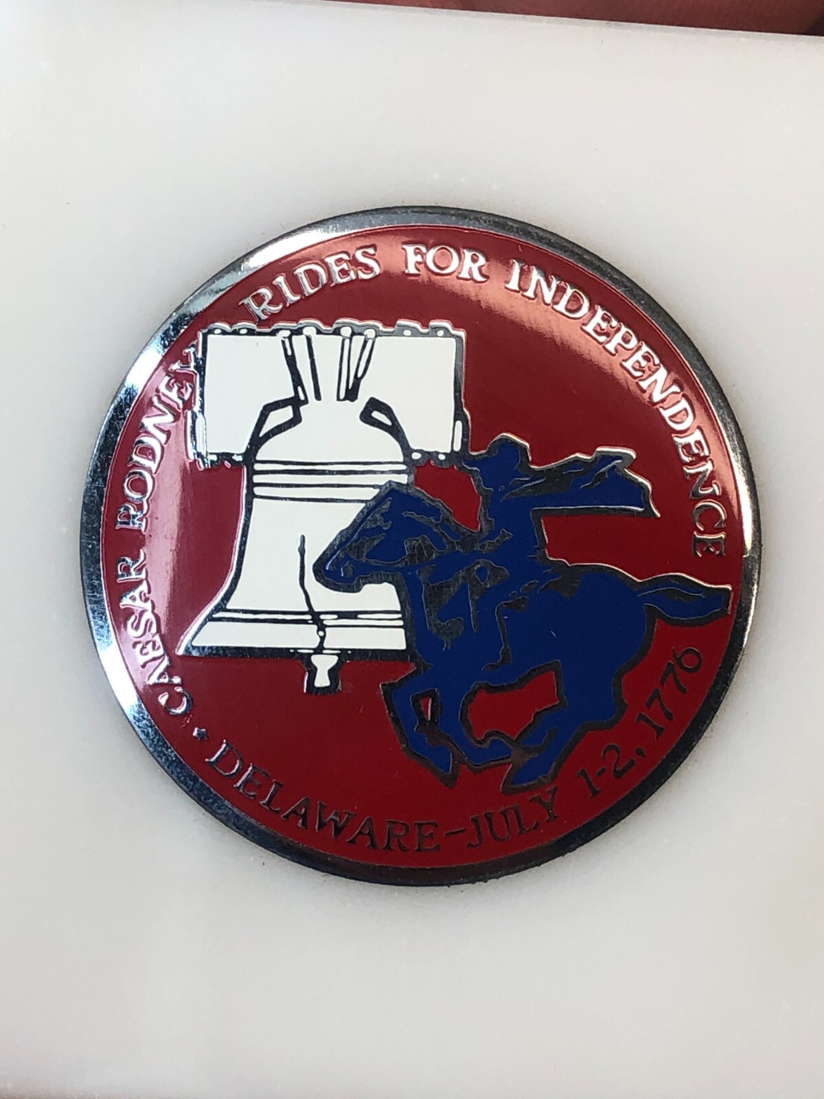 Caesar Rodney Rides for Independence Delaware 1776 July 1-2 Marbel ...