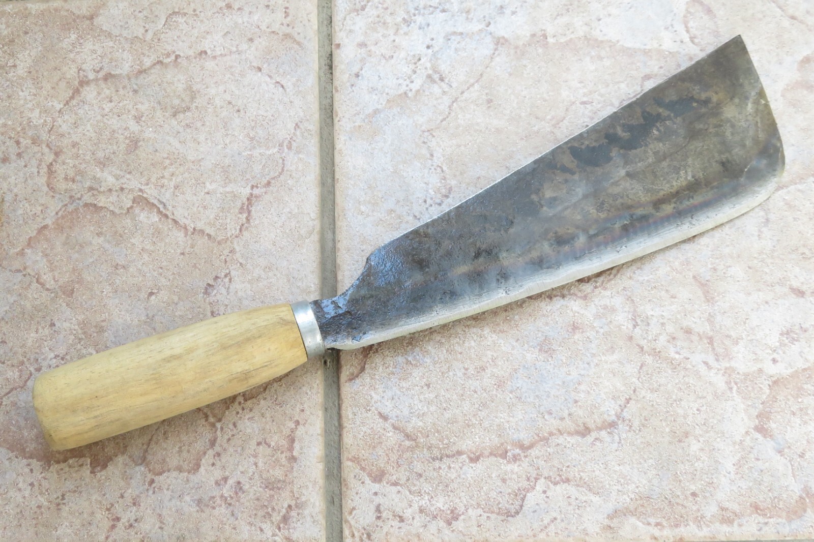 Crude - 9 Inch Curved Blade Carbon Steel Chinese Cleaver, Sharp, 1 LB ...