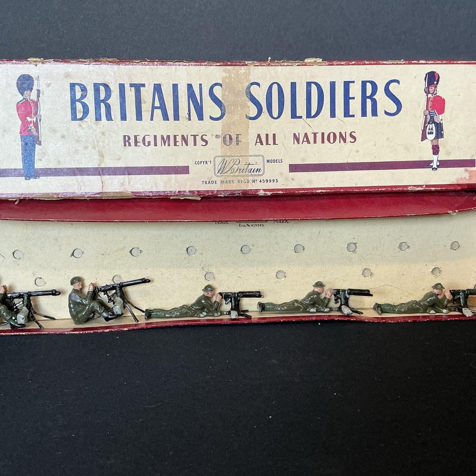 BRITISH MACHINE GUNS No. 1318, (5) Figures 1934-1941 | eBay