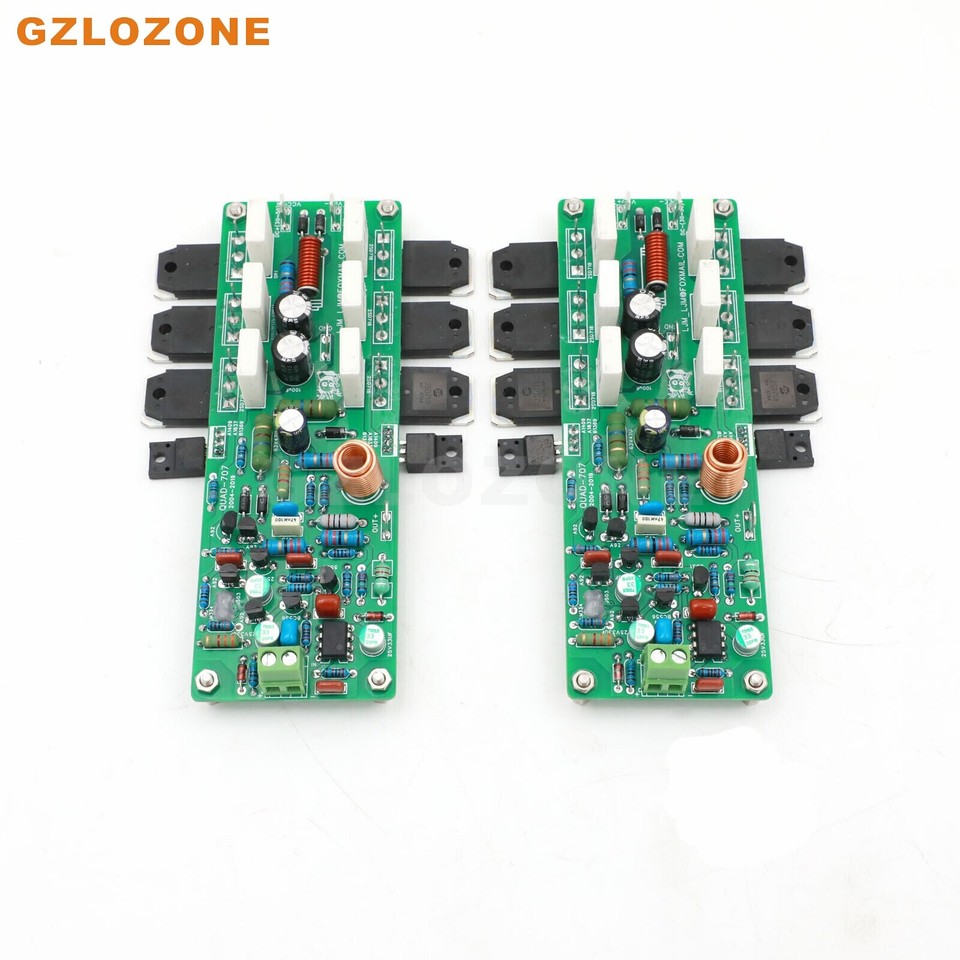 One Pair Hifi Power Amp Kit Base On Classics QUAD707 Amplifier 250W ...