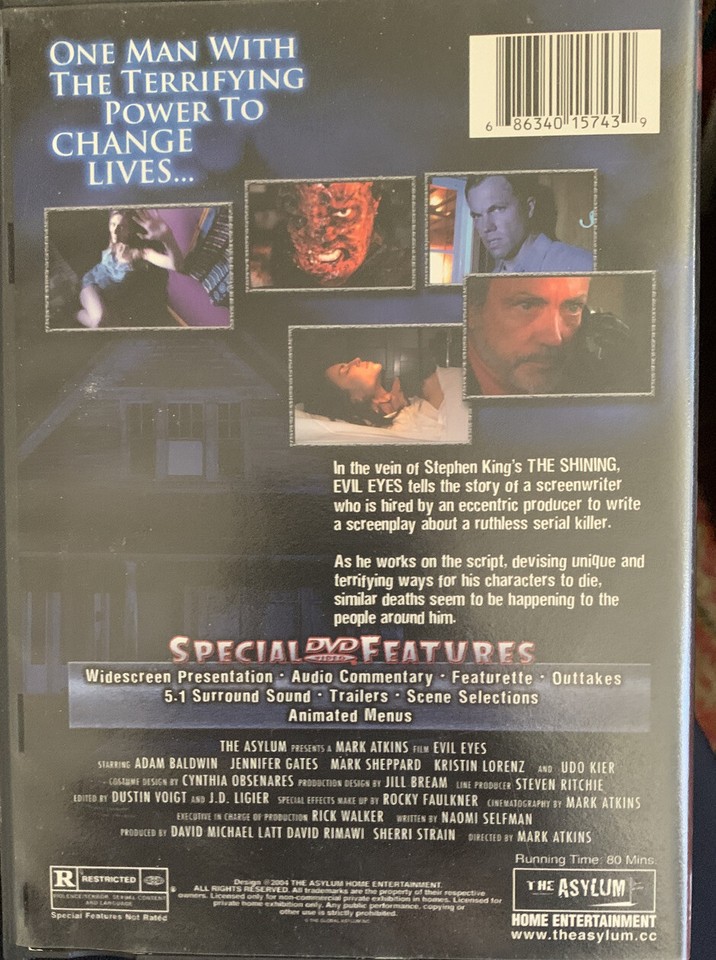 Evil Eyes (DVD, 2004) NEW 686340157439| eBay