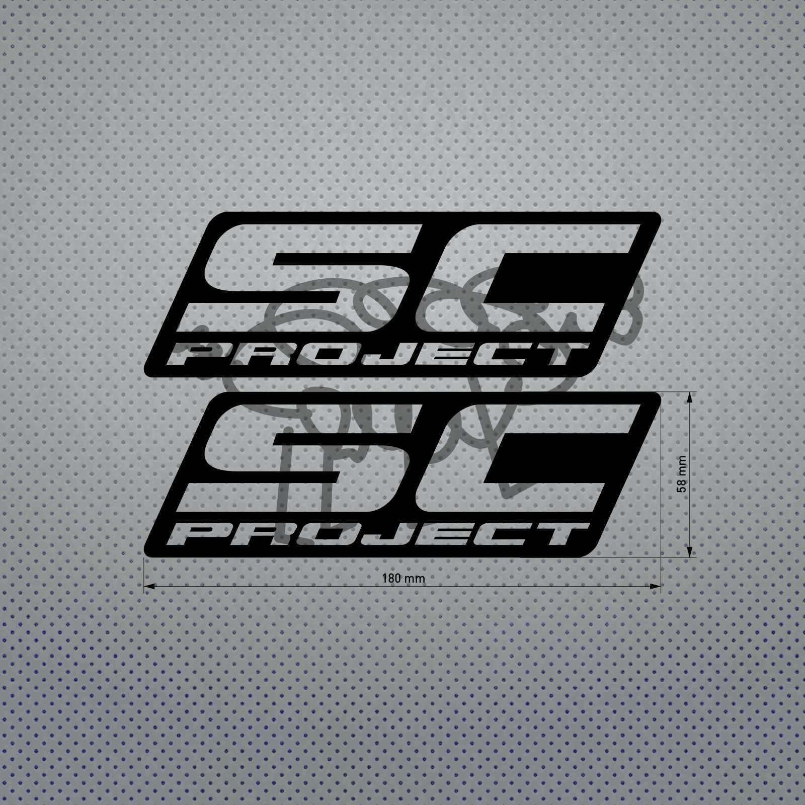 SC Project STICKER DIE CUT DECAL AUFKLEBER AUTOCOLLANT PEGATINA ADESIVI ...