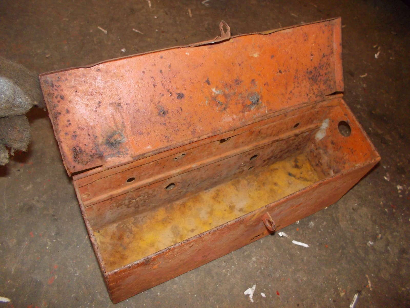 Allis Chalmers WD 45 WD45 tractor AC fender mount tool box w/lid | eBay