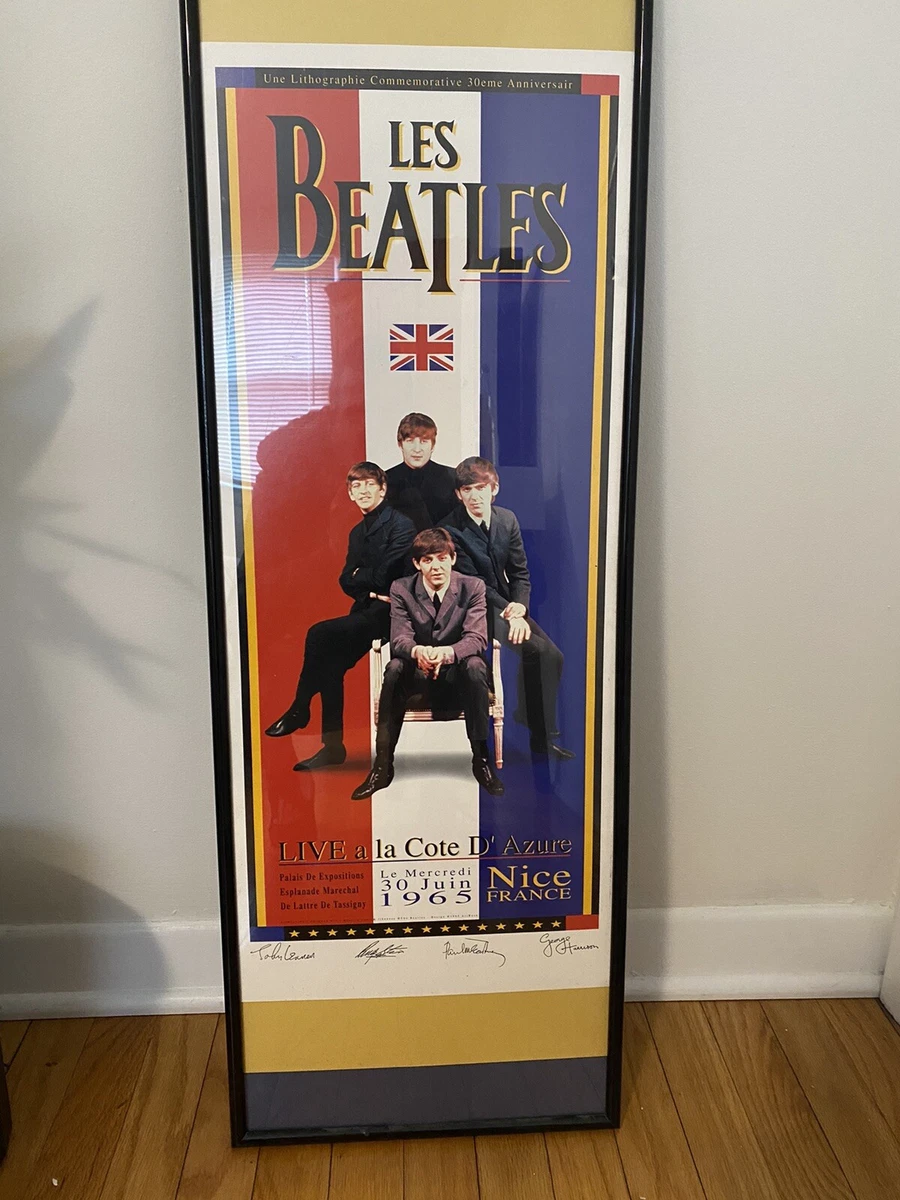 Framed Beatles Poster