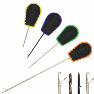 Baiting Needle Set 4 Piece Hook Drill Boilie Stringer Bait Carp Fishing ...