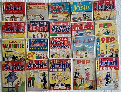 20 ARCHIE Comics Lot Golden Silver Age Various VERONICA BETTY Monsters ...