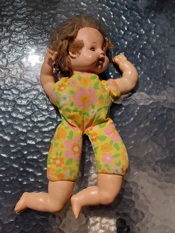 9 Vintage Doll Lot Chatty Cathy Mattel, Horsman Plastic Rubber Baby ...