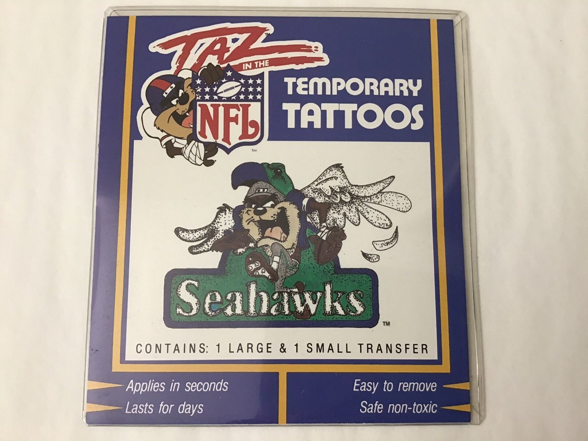 Seahawk Temporary Tattoos O.P.T. Tattoo | Retail And Hospitality