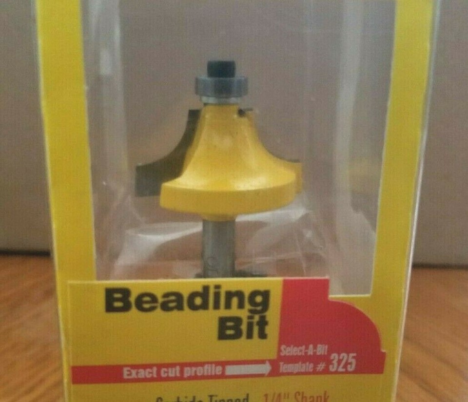 NEW OLDHAM VIPER 3/8" BEADING 2 FLUTE CARBIDE ROUTER BIT #325 MADE IN ...