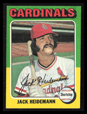 Jack Heidemann 1975 Topps #649 St. Louis Cardinals | eBay