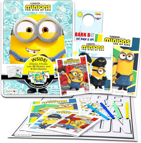 Despicable Me Tin Activity Book Set -- Bundle with Coloring Books ...